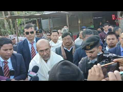 #video || CM N. Biren Pay Visits to Bereaved Families of Ningthoukhong Kha Khunou: - YouTube