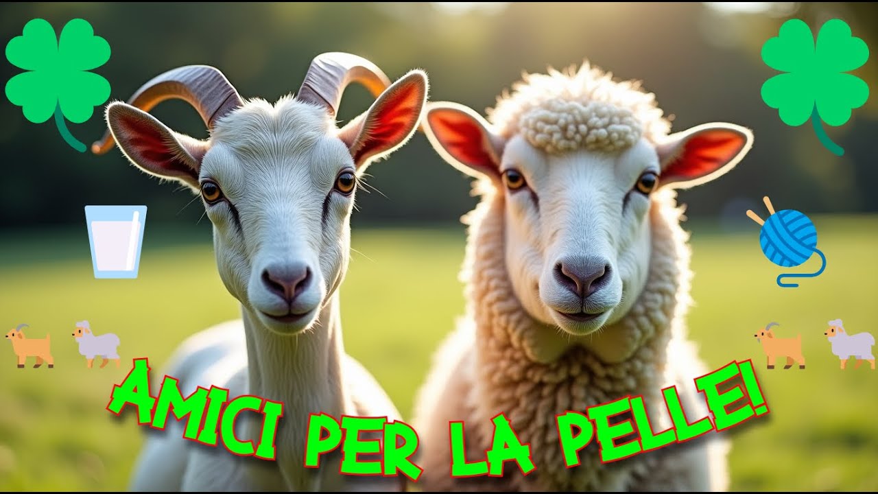Pecore e Capre: Amici a Quattro Zampe | Animali Per Bambini - YouTube