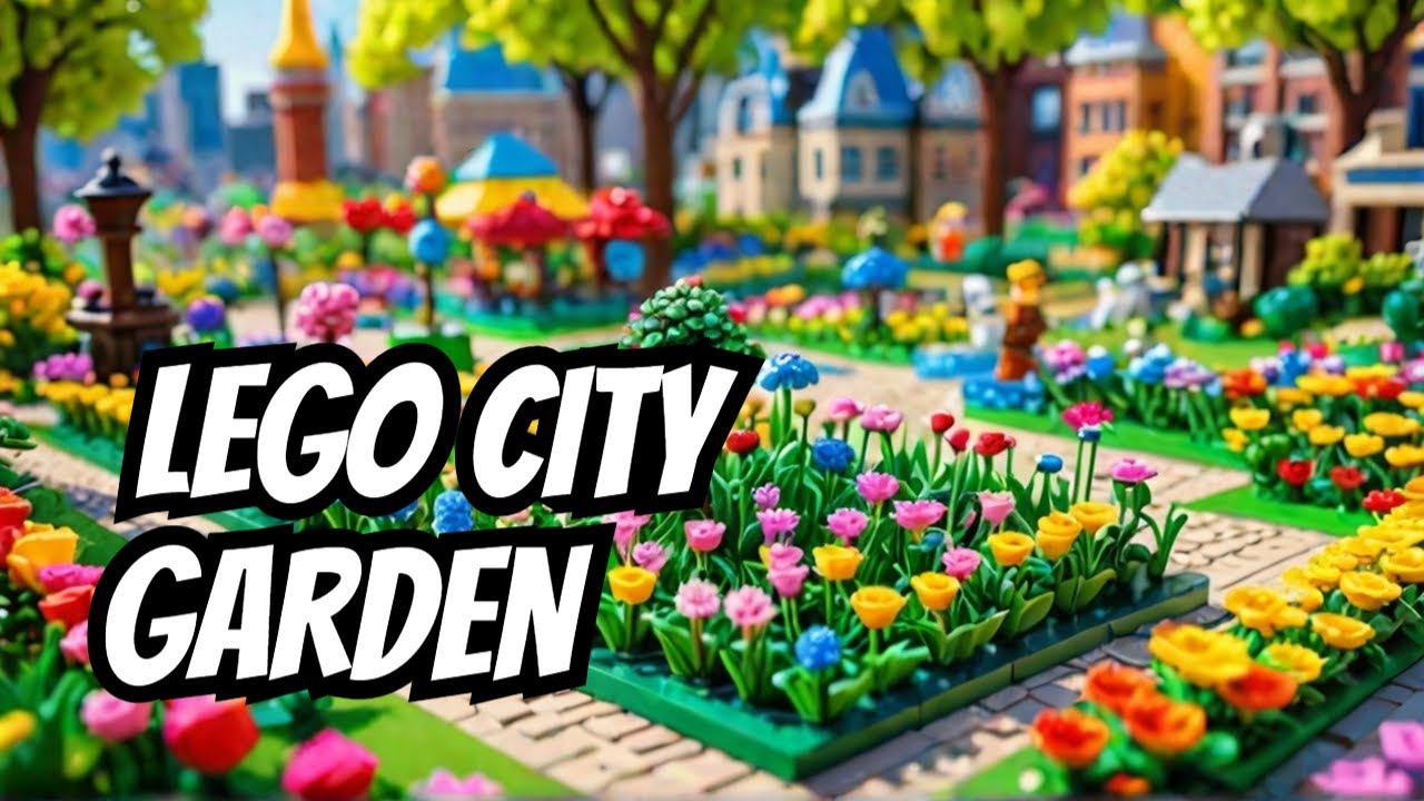Creating Amazing Gardens Out Of Lego sets In The City - YouTube