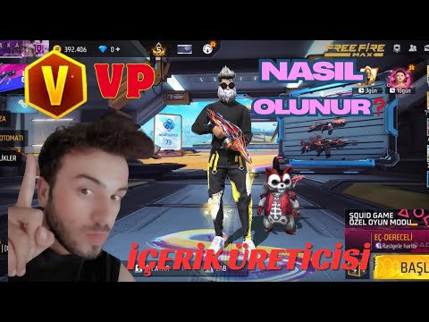 FREE FİRE VİP OYUNCUSU  OLMAK 😱 İÇERİK ÜRETİCİSİ NASIL OLUNUR ❓
