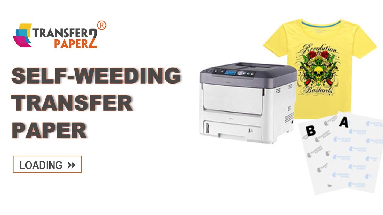 How to use self weeding laser heat transfer paper for dark cotton ...