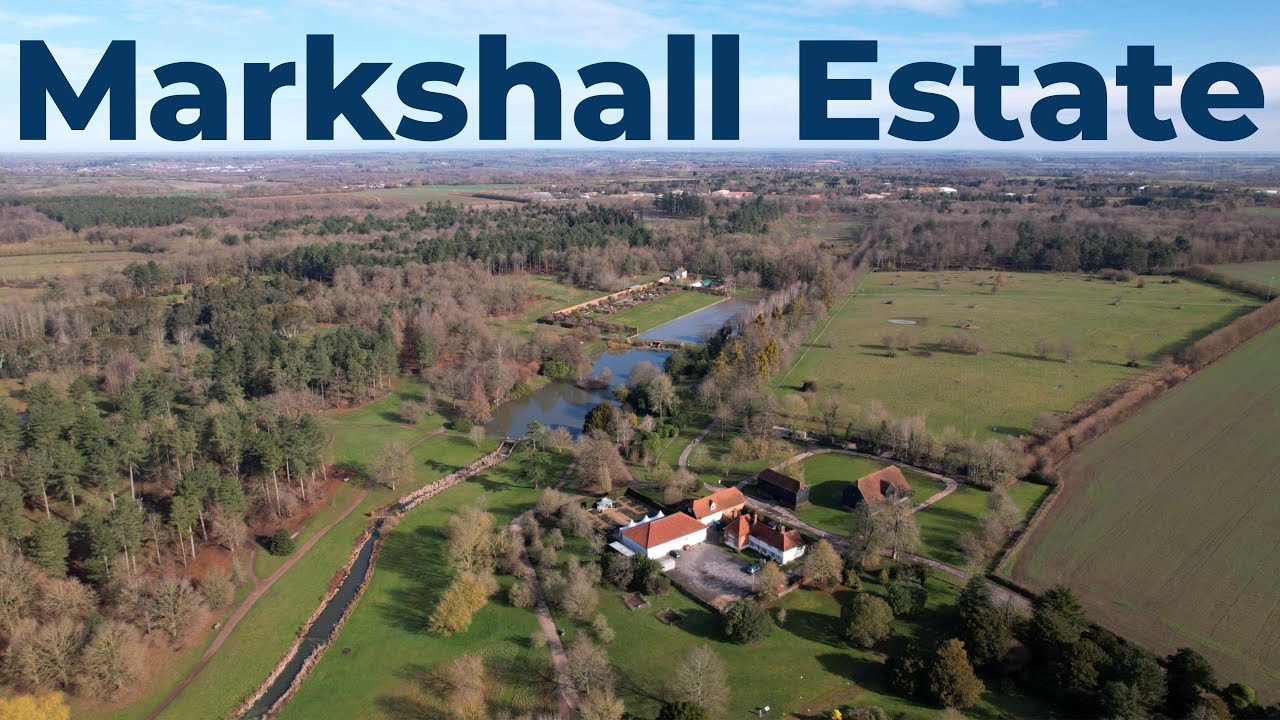 Markshall Estate parkrun #65 [4K Aerial] - YouTube