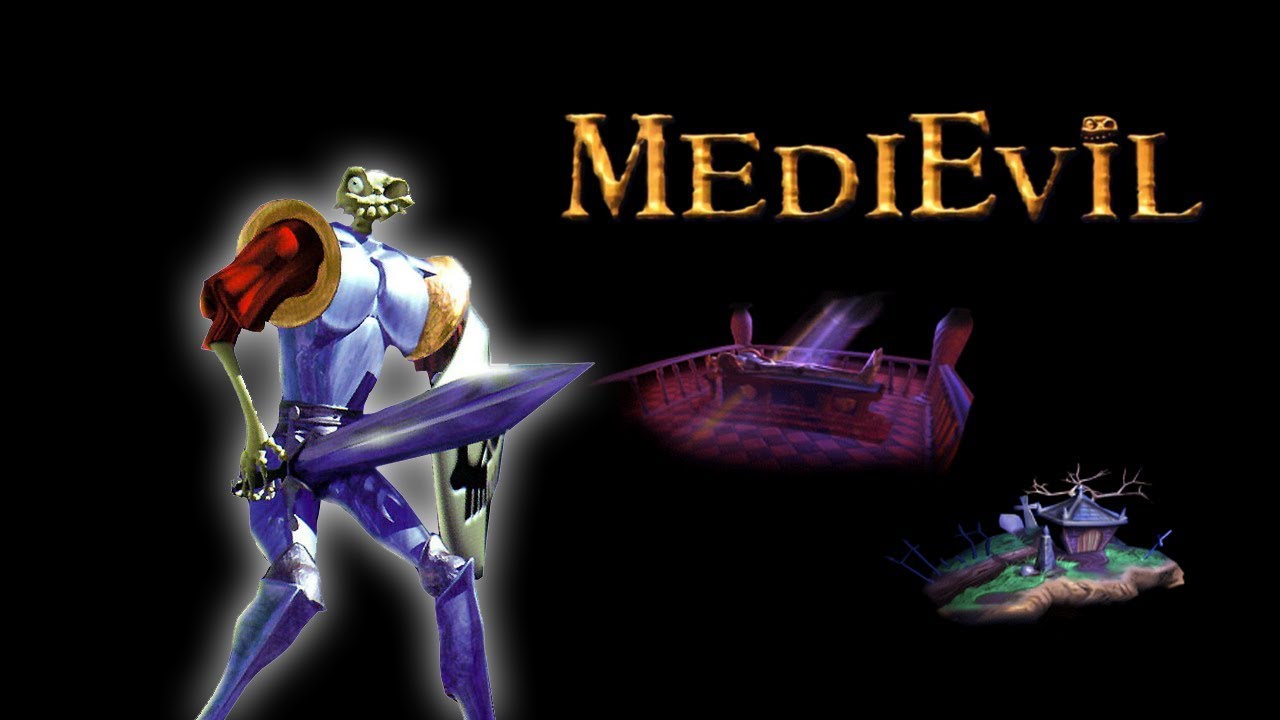 Medievil 100% Playthrough - Dan's Crypt + The Graveyard - YouTube