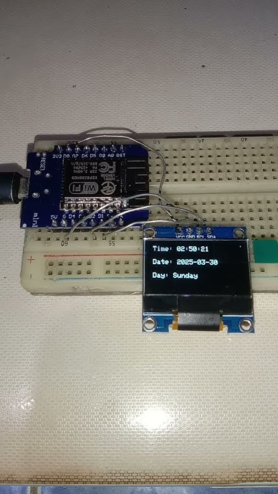 Proyek ESP8266: Jam Digital Real-Time dengan OLED dan NTP Client ...