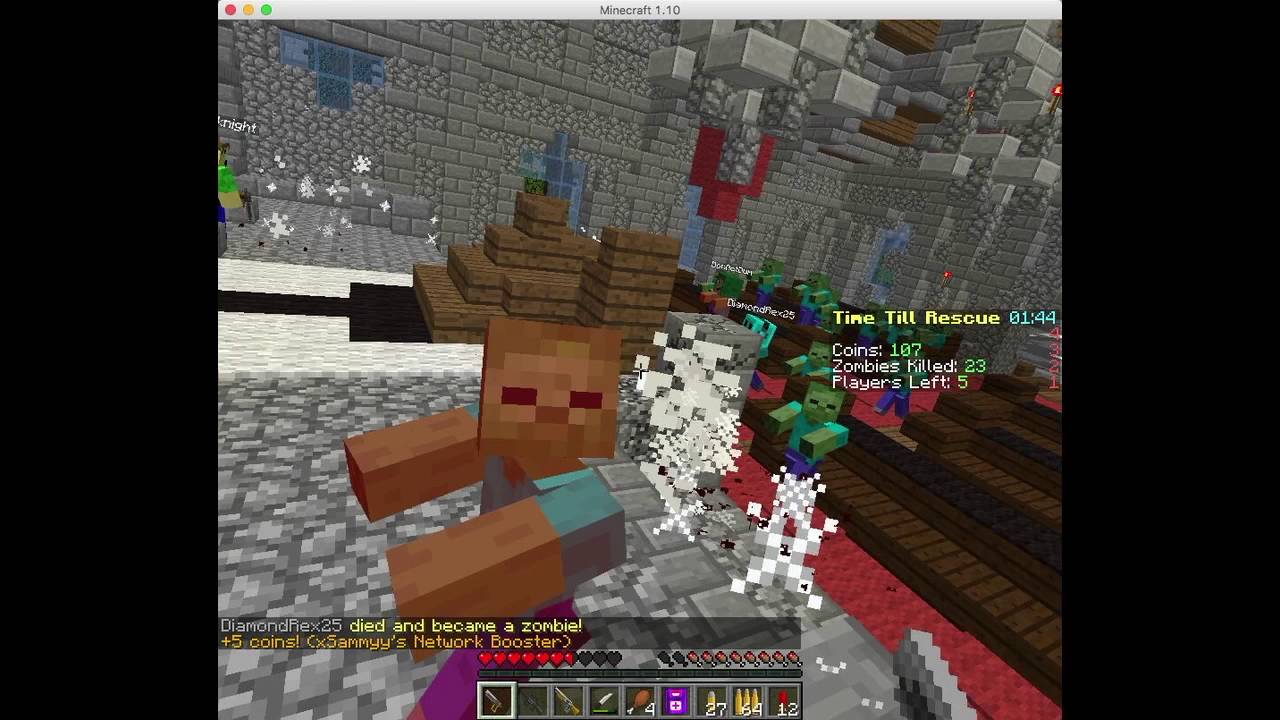 Minecraft~ playing highpixel blocking dead - YouTube
