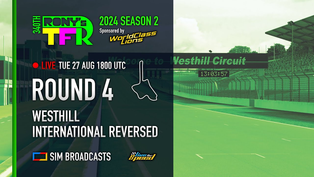 340th Rony's Tuesday Fun Race - 2024 Season 2 Round 4 | Live for Speed ...