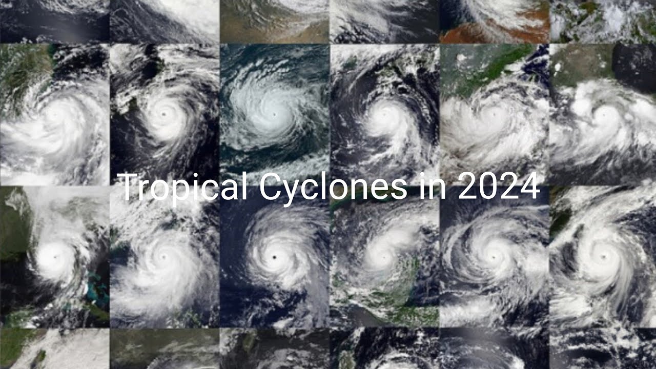 An animation of Tropical Cyclones in 2024 - YouTube