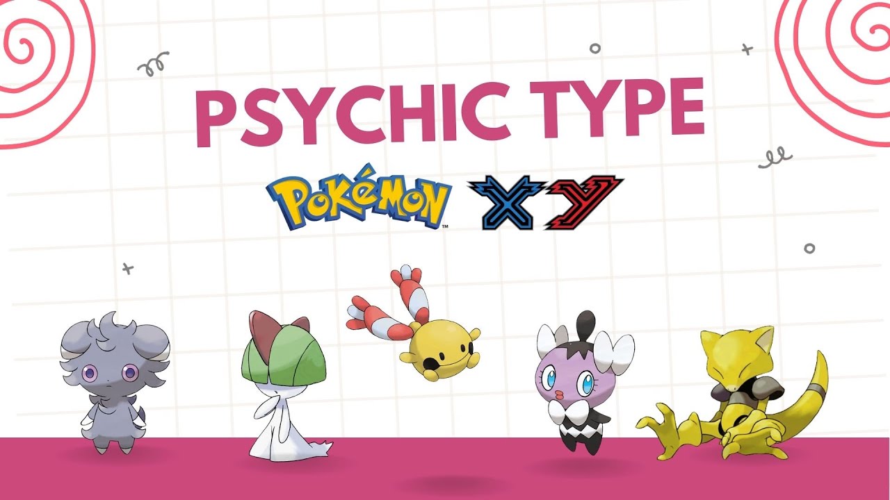 All Pokemon character PSYCHIC type - Pokemon x&y - YouTube
