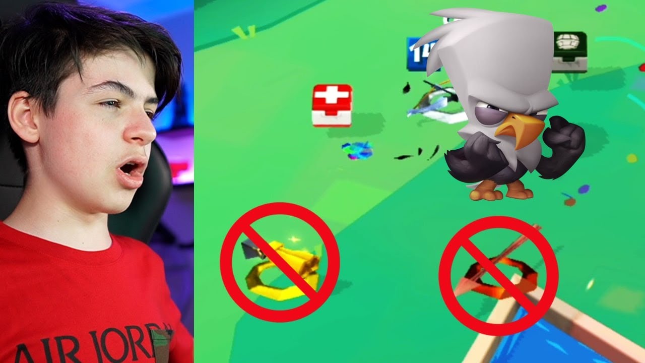 NO WEAPONS CHALLENGE with PLAGUE DOCTOR STEVE SKIN - YouTube