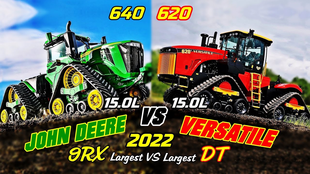 John Deere 9RX 640 VS Versatile 620 DT [Power/Performance/Speed ...