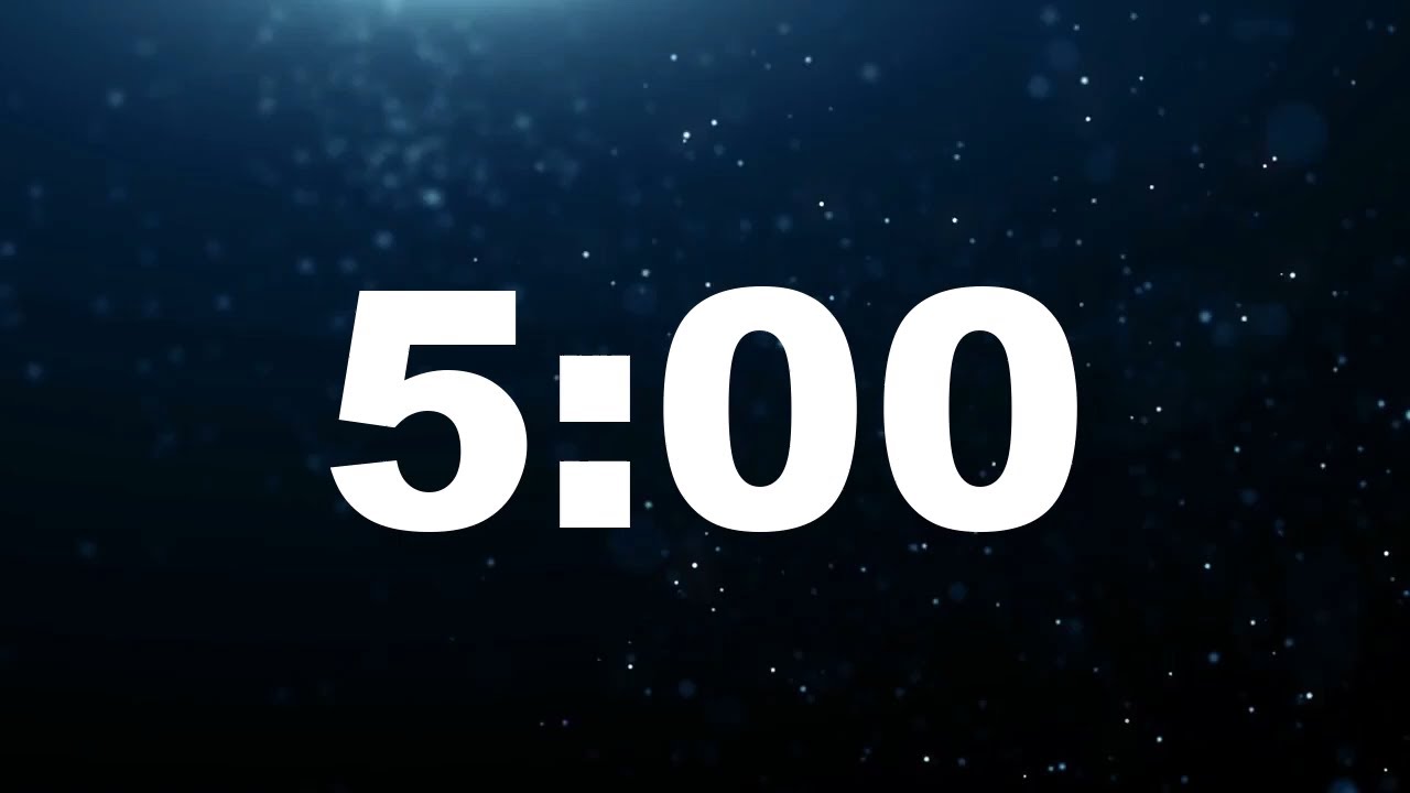 5 minute Countdown uplifting music - YouTube