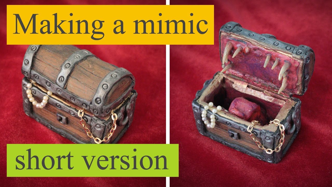 How to make a litlle Mimic - איך להכין מימיק קטן וחמוד מפימו - - גרסה ...