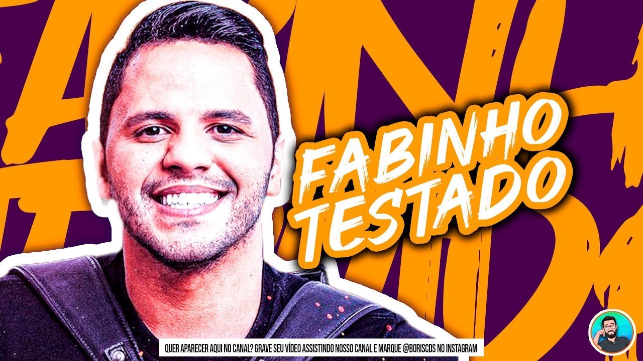 FABINHO TESTADO - FEVEREIRO 2023 (TESTANDO O SEU CORAÇÃO) REPERTÓRIO ...