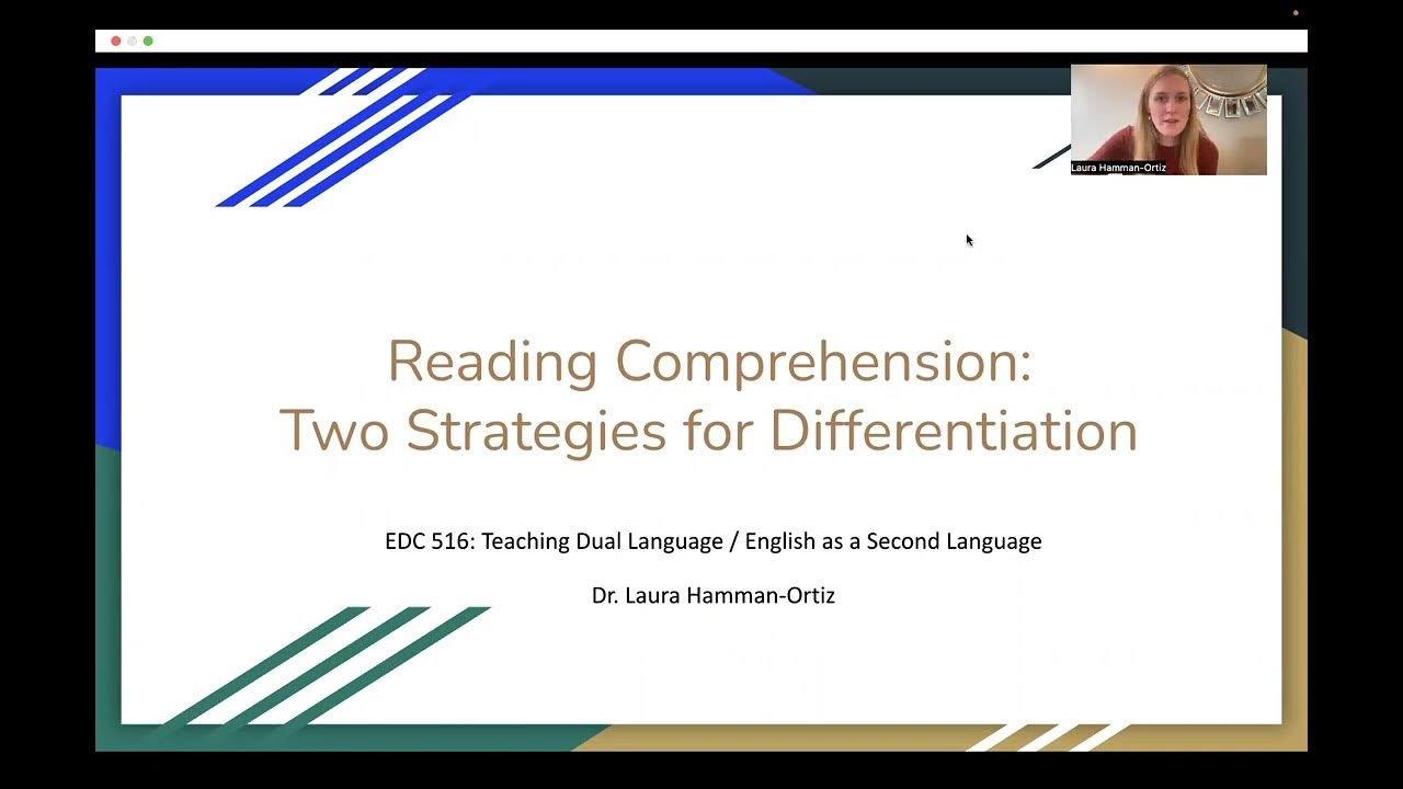EDC 516 Week 9 - Reading Comprehension - Two Strategies for ...