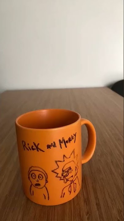 Rick And Morty Cup ჩემი დახატული 😁 Shorts Youtube