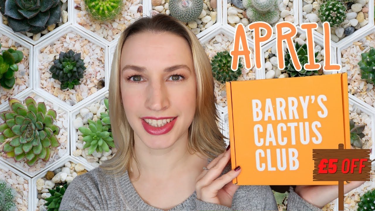 Barry's Cactus Club April 2021 Unboxing & Discount - YouTube