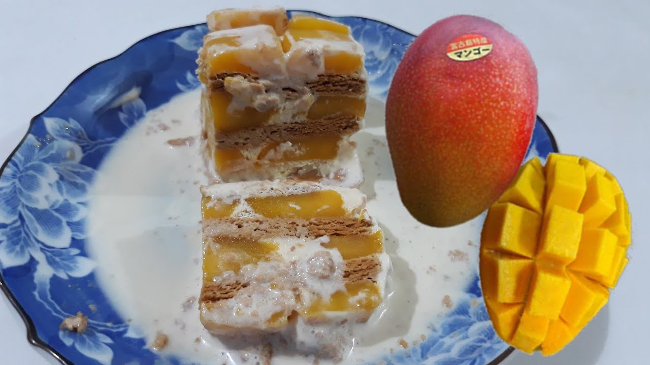 Okinawa Mango Float is so Delicious!! 沖縄産のマンゴーフロートをLet's eat!! - YouTube