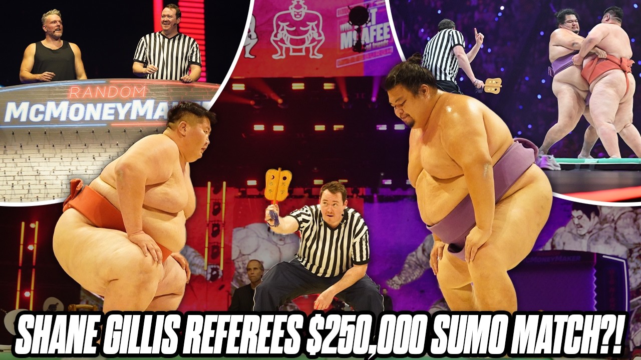 Shane Gillis Referees Sumo Match & Changes Lives With $250,000 Giveaway | Big Night AHT - YouTube