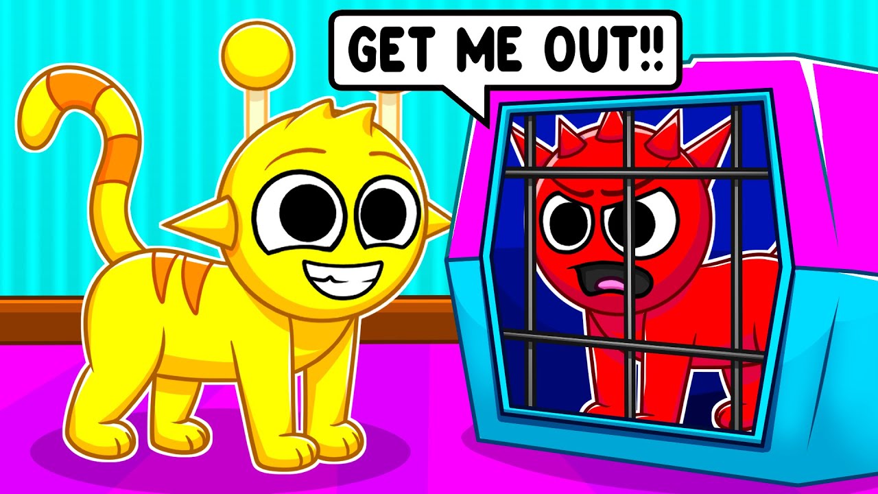 THE SPRUNKIS TURNED INTO CATS! - YouTube