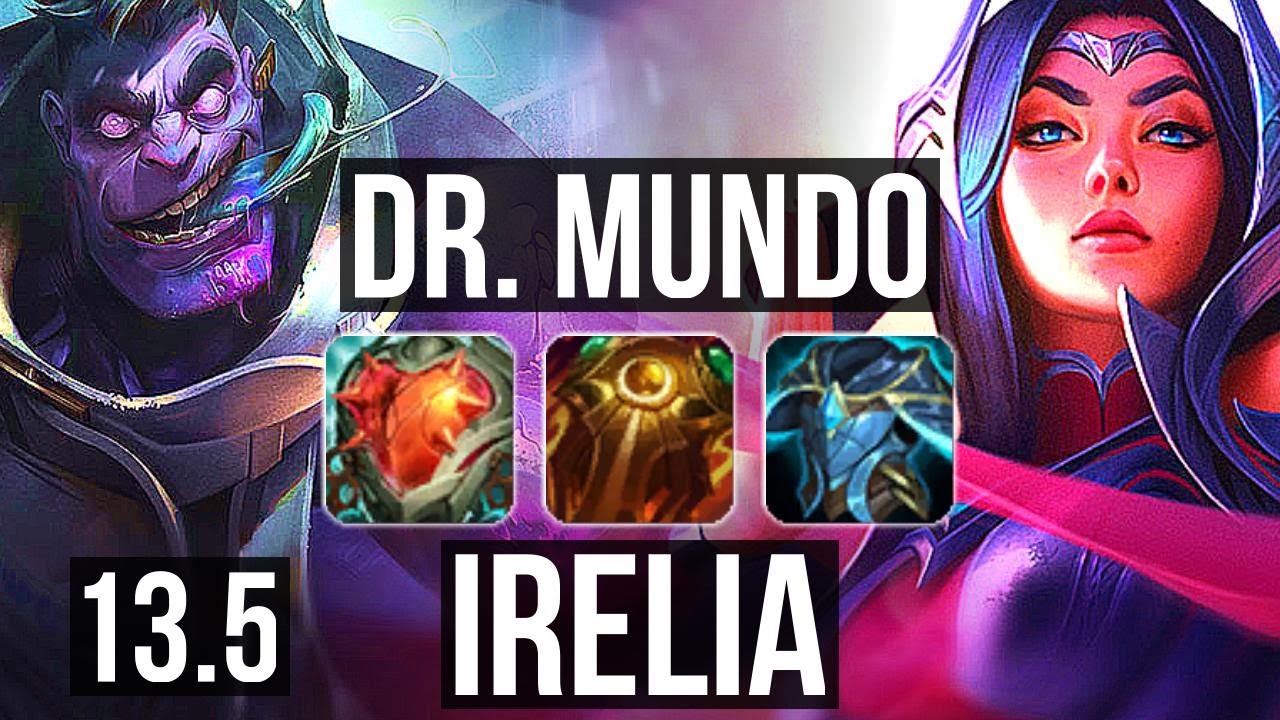 MUNDO vs IRELIA (TOP) | Rank 1 Mundo, 1.6M mastery, 400+ games ...