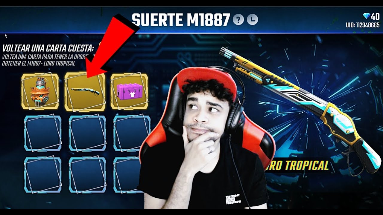 COMO OBTENER EL ASPECTO *LORO TROPICAL* DEL EVENTO SUERTE M1887 DE FREE ...