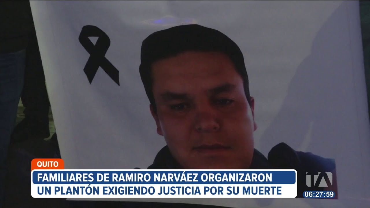 Amigos y familiares de Ramiro Narváez piden justicia - YouTube