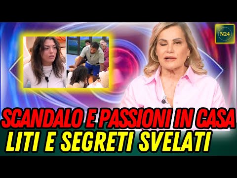 🟥GRANDE FRATTELO: SCANDALO E PASSIONI IN CASA: LITI FOCOSISSIME, SEGRETI SVELATI E CUORI IN TEMPESTA
