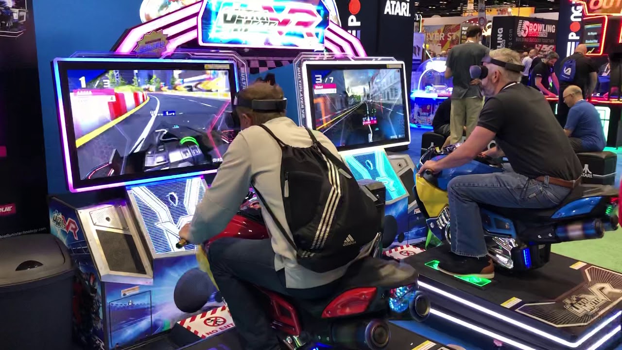 Ultra Moto VR from UNIS Games IAAPA 2019 - YouTube