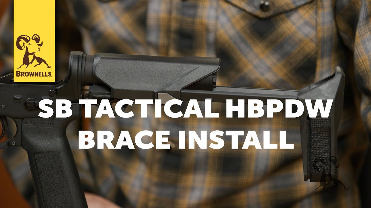 Quick Tip Sb Tactical Hbpdw Brace Install Youtube 8216