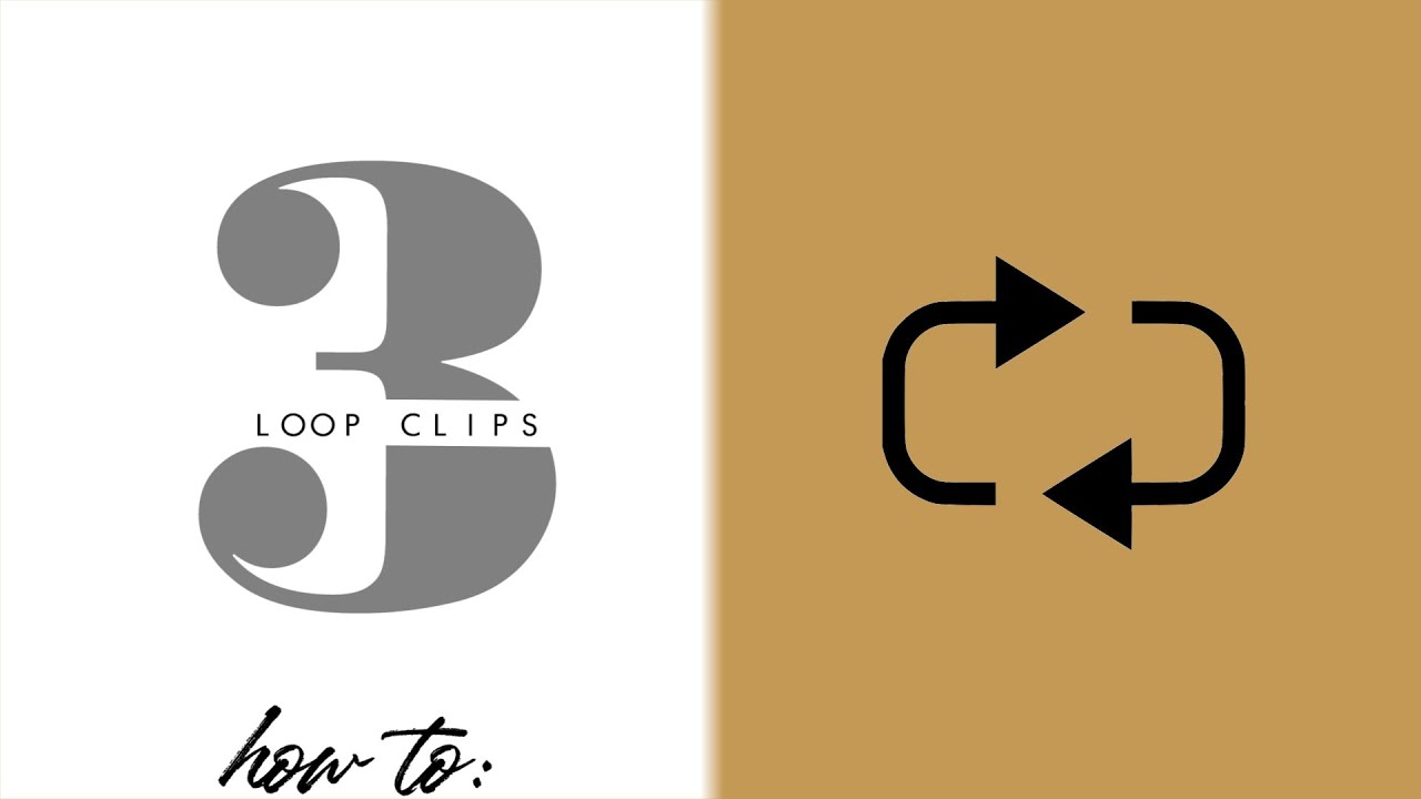 How to • Loop Clips l Premiere Pro - YouTube