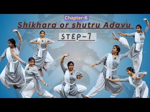 Step- 7 || Shikhara or shutru Adavu || [ IN ENGLISH ] Bharatnatyam ...