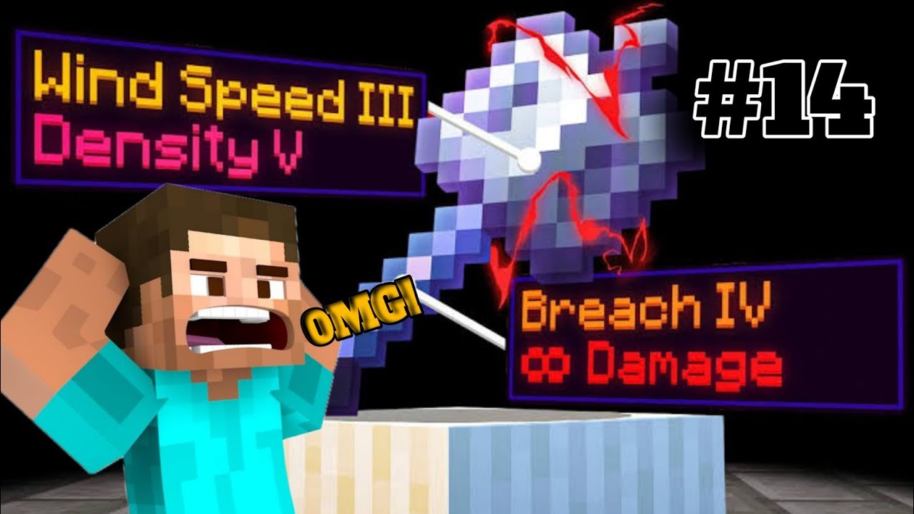 THE MOST POWERFULL WEAPON | MACE 🔥| MINECARFT Survival MINECRAFT #14 ...