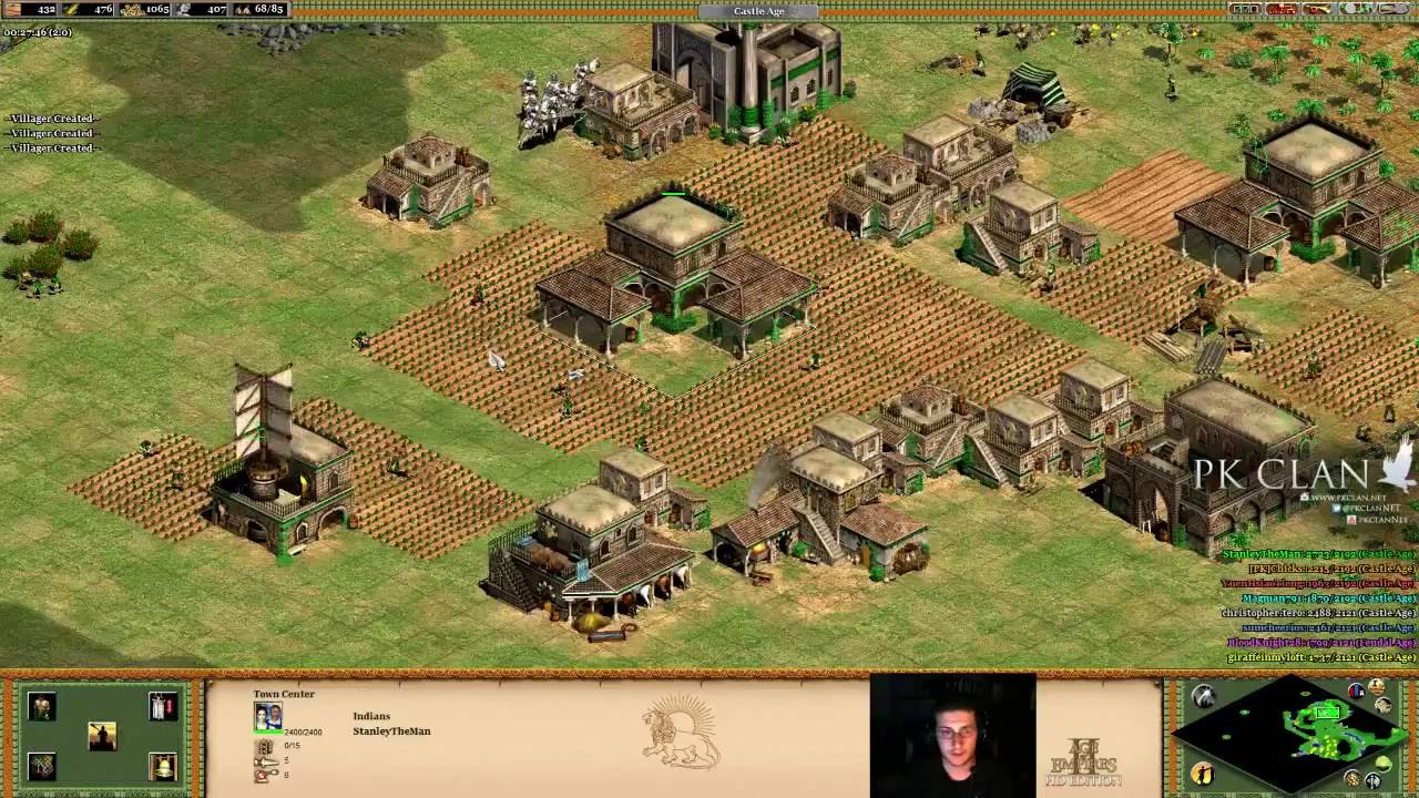 AoE II: HD 4v4 on Yucatan With Commentary - YouTube