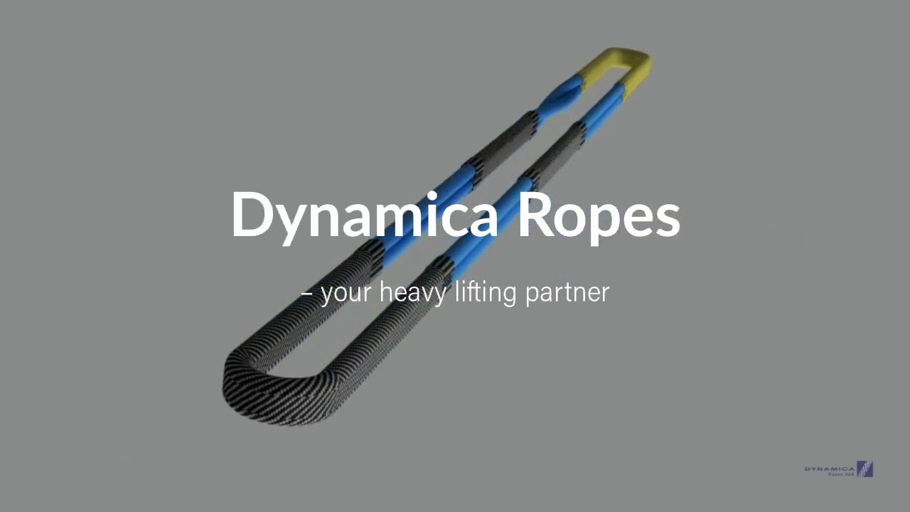 Dynamica Ropes heavy lifting sling solutions - YouTube