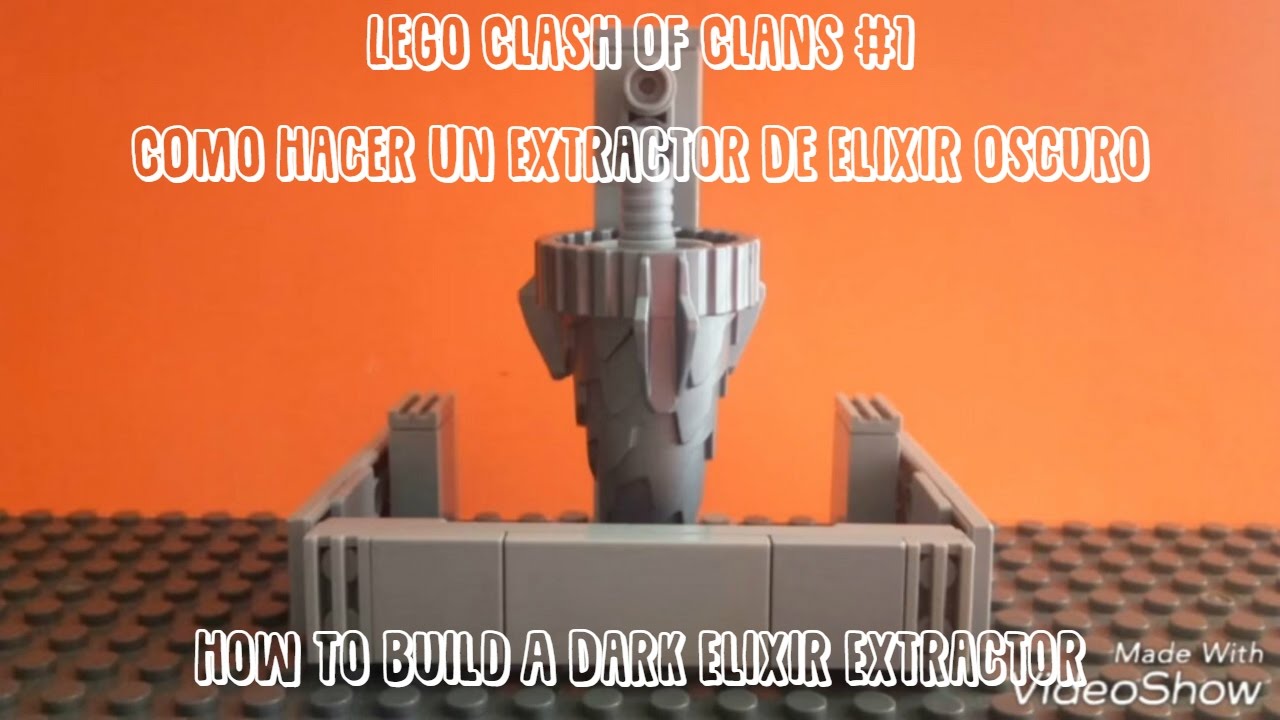 Lego Clash Of Clans: How To Build the Dark Elixir Extractor - YouTube