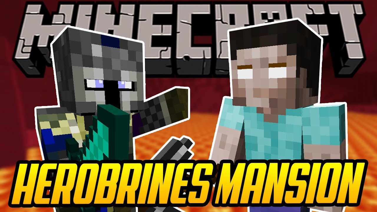 Herobrine & Wither Boss Fight (Minecraft Herobrine's Mansion Part 4 ...