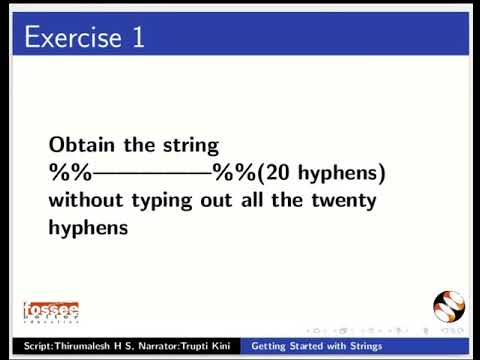 Getting started with strings - English - YouTube