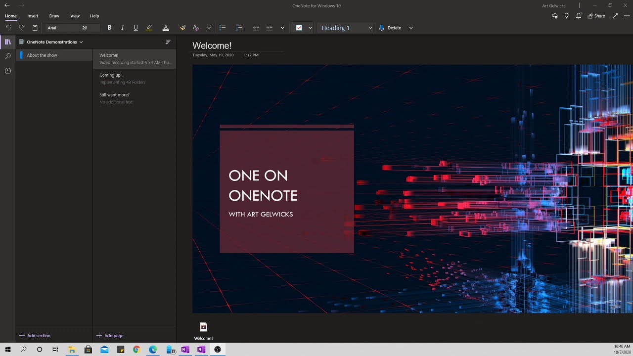 Creating Nested Sections On OneNote For Windows 10 YouTube Creating Nested Sections On OneNote For Windows 10 YouTube