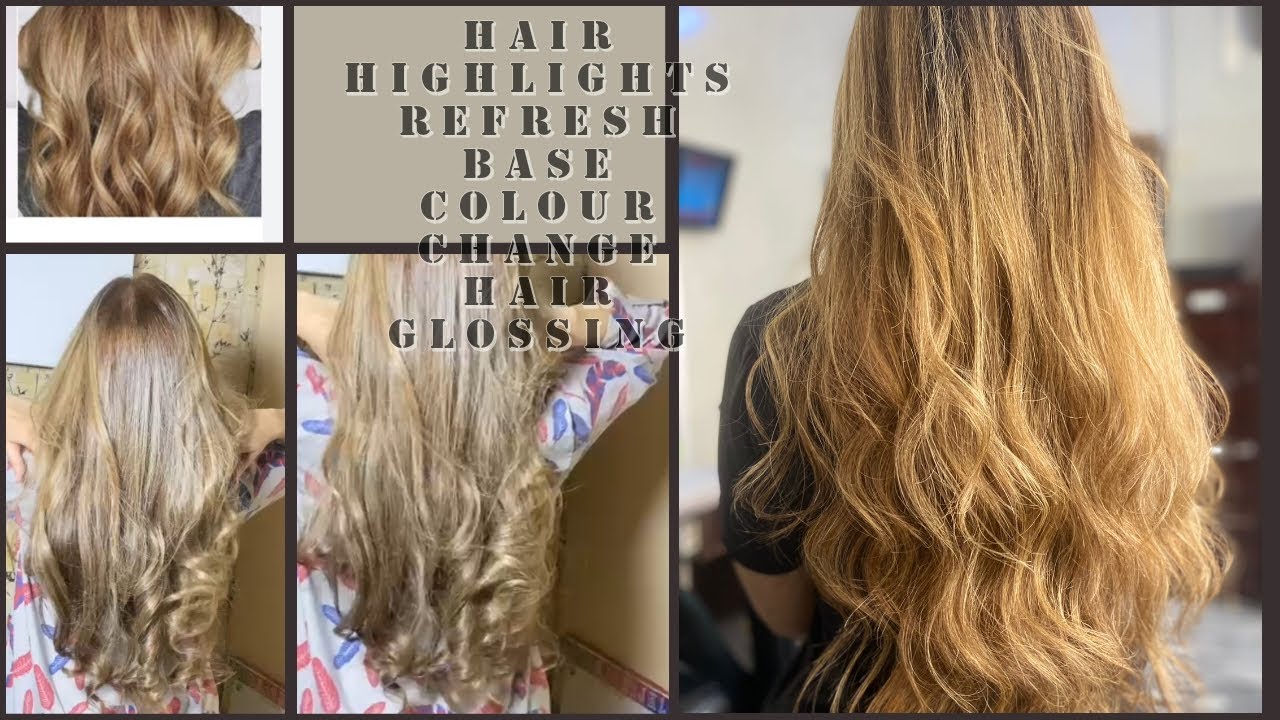 Highlight Refresh and Base Color change Transformation | Salon Hair ...