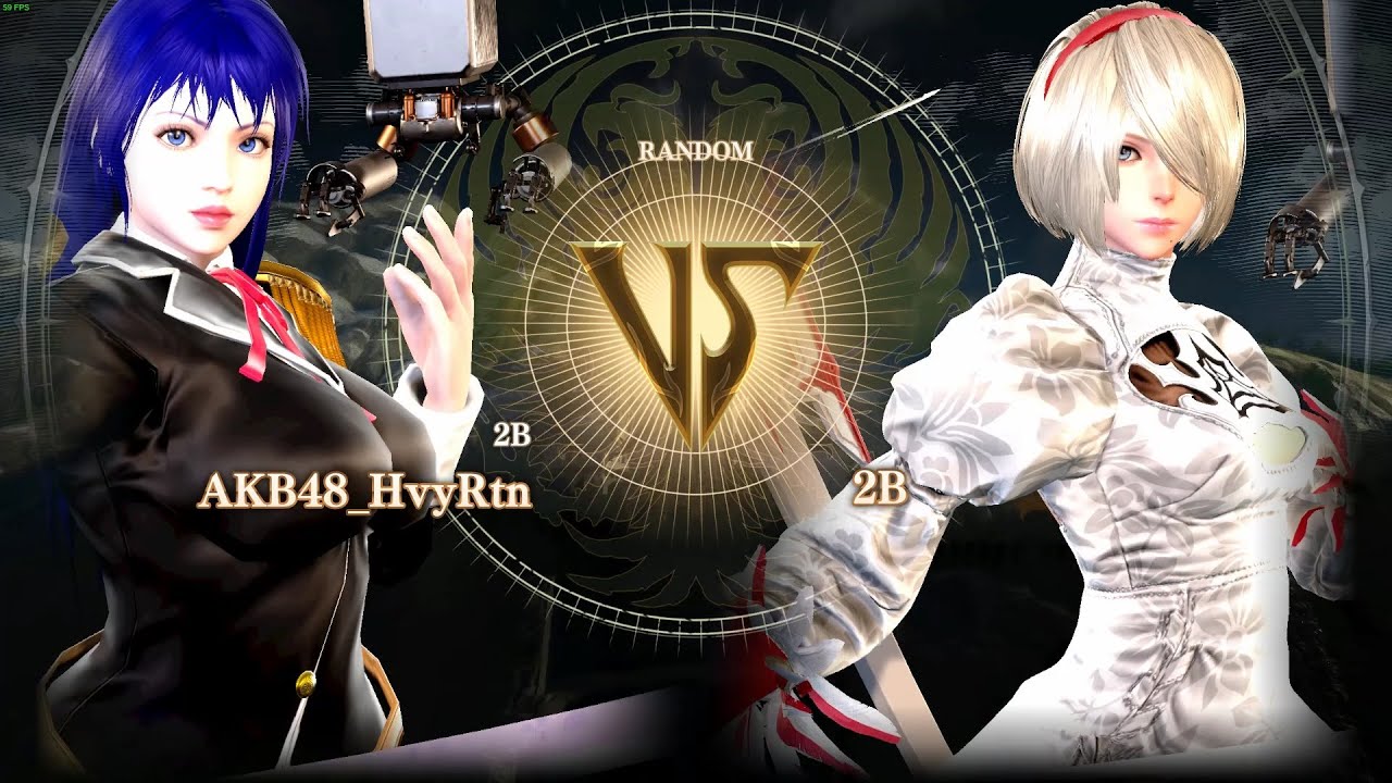 4K 60fps Steam SC6 2B ranked match Soul Calibur VI ソウルキャリバー6Soul ...