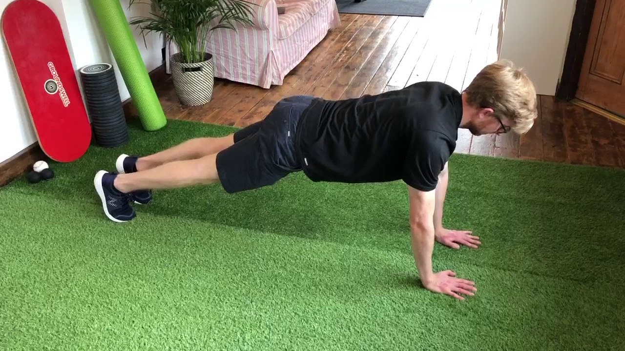 Straight Arm Plank - YouTube