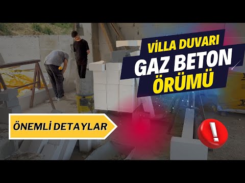 Villa Tipi Yapılarda Doğru Gazbeton Kullanımı | Önemli Detaylar G2 & G4