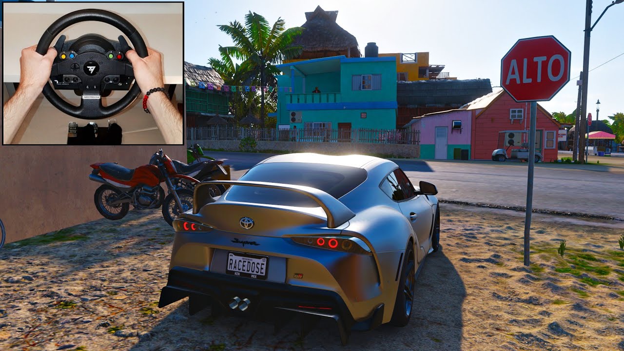 Forza Horizon 5 Toyota Supra! (Thrustmaster Steering Wheel) FH5 ...