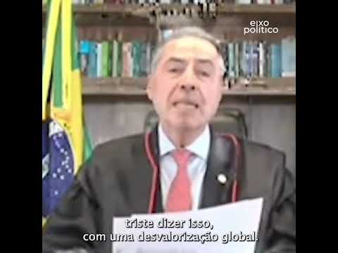 Ministro #Barroso chama #Bolsonaro de farsante (assista)