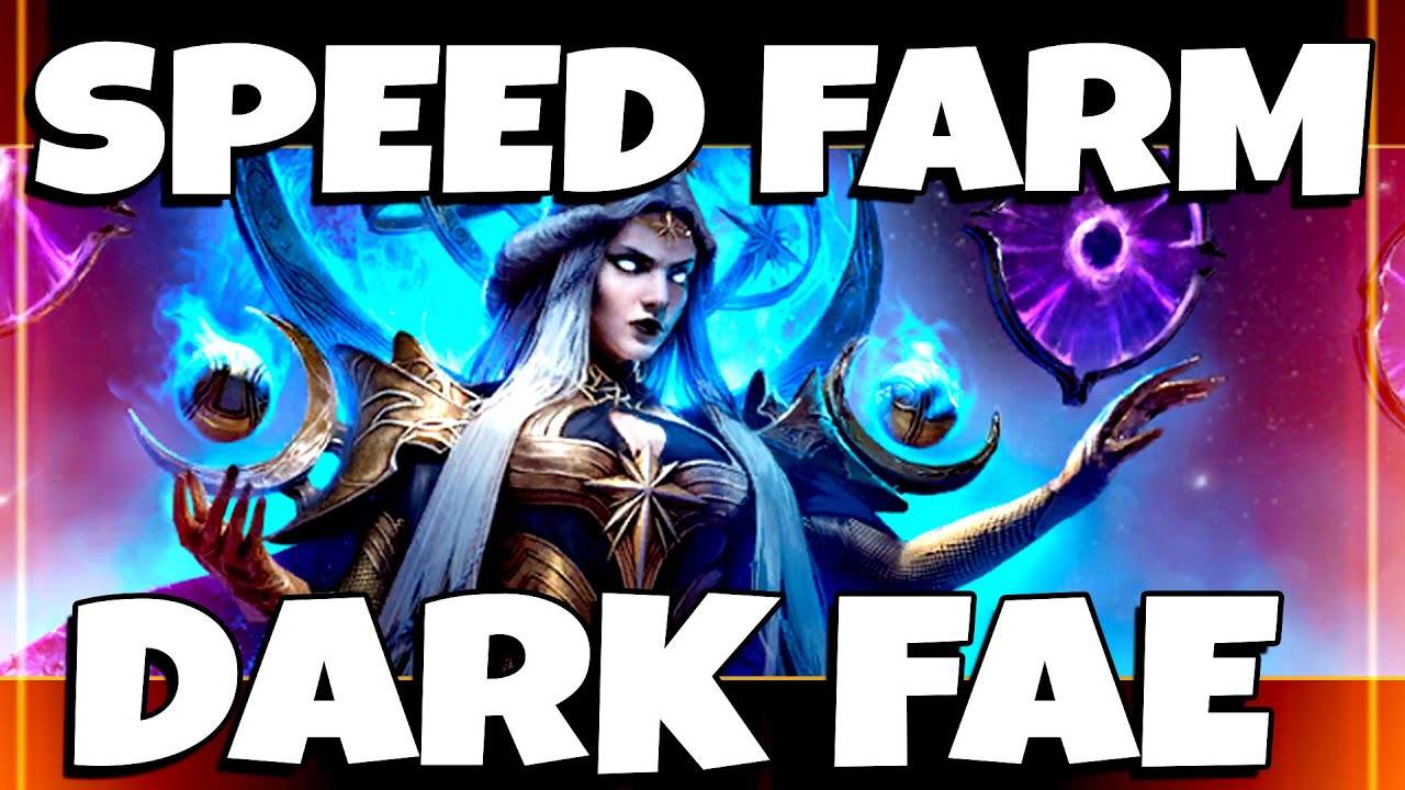 Clear Dark Fae Hard 120 easily PLUS subs for every role :Raid Shadow ...