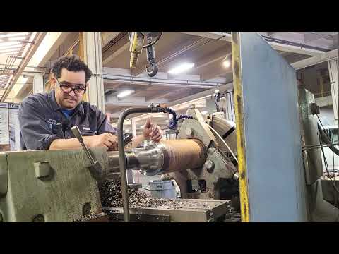 fabricación de diámetros eje otis 29ct parte 3 - YouTube