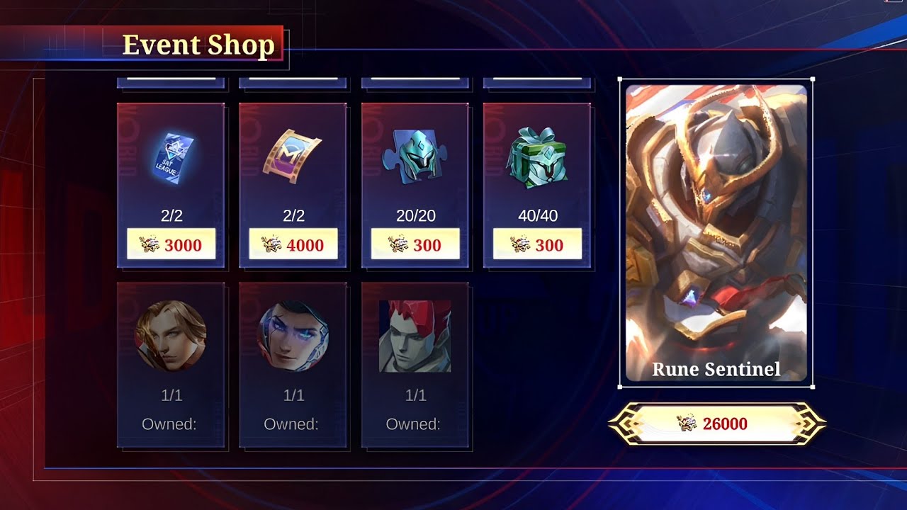MSC 2023 Event Shop Update ( Atlas "Rune Sentinel" ) | MLBB - YouTube