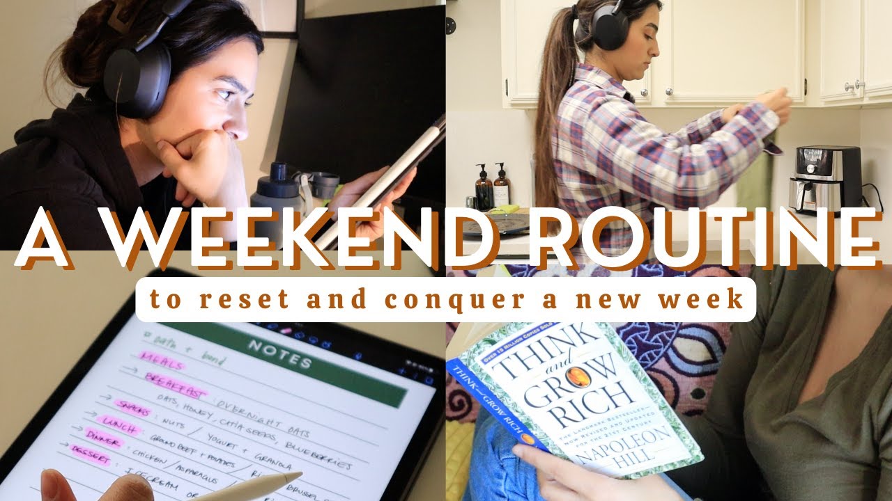 a weekend routine ☁️ to set you up for a successful week 🌟 - YouTube