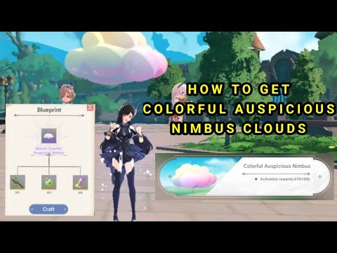 The Legend of Neverland || HOW TO GET COLORFUL AUSPICIOUS NIMBUS CLOUDS ...