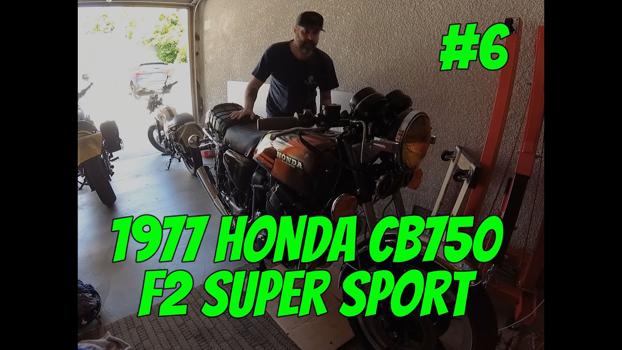 1977 Honda CB750 Motorcycle Rebuild Project - Video 6 - First Start ...